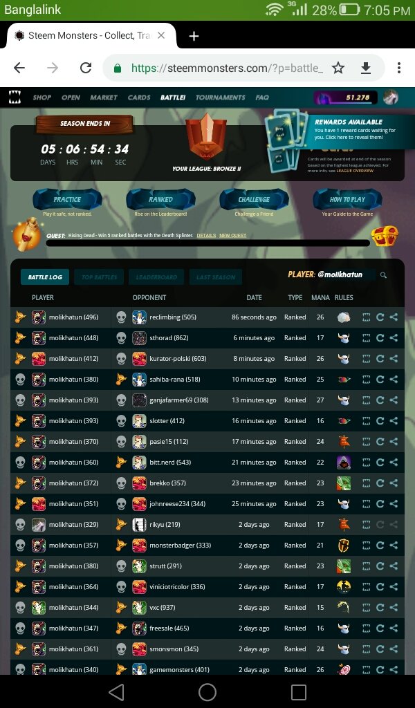 I present today's steemmonsters quest card — Steemit