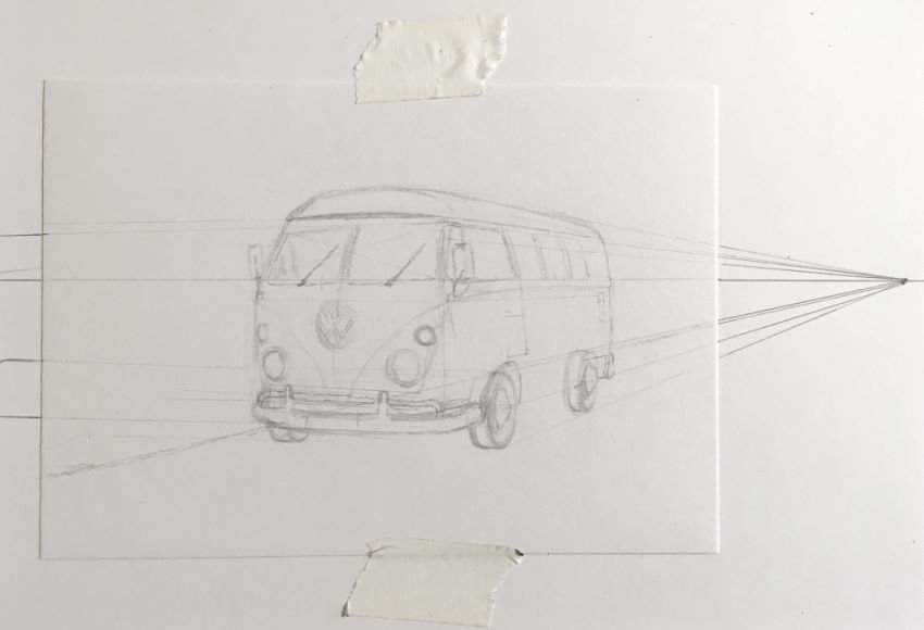Van Drawing Perspective