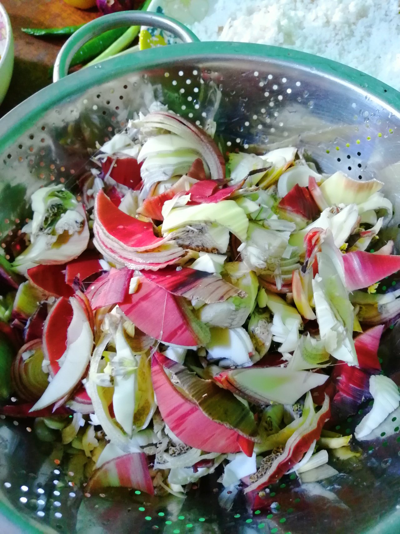 how to cook salad puso ng saging