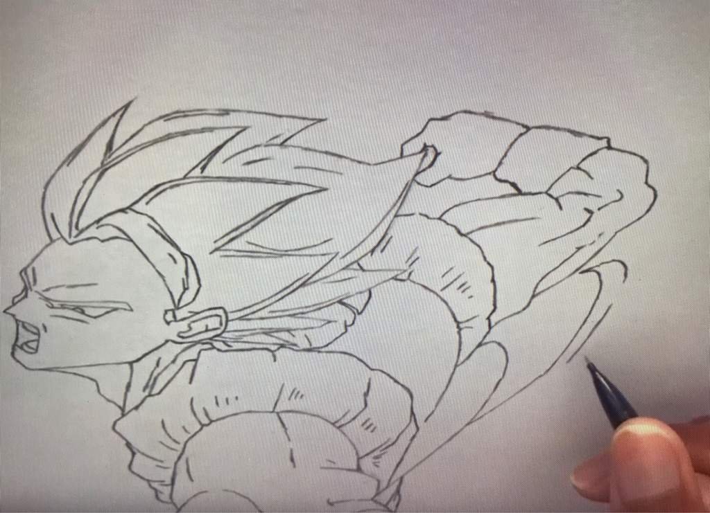 gogeta blue coloring pages