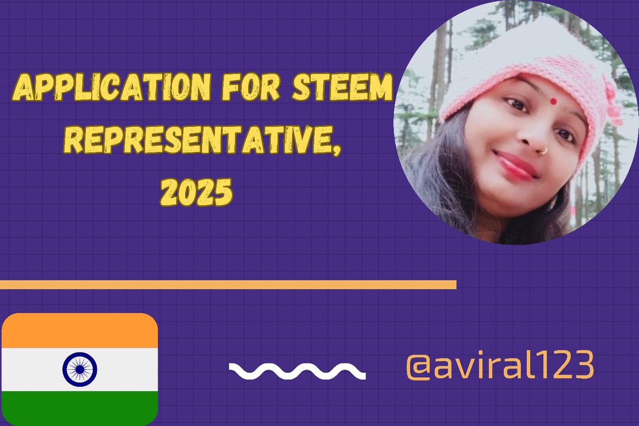 Application for Steem Representative 2025 by @aviral123 — Steemit