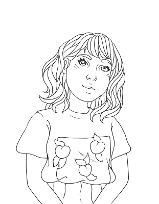 🍑 Peach 🍑/ Draw of mirukupeach + Step by step — Steemit