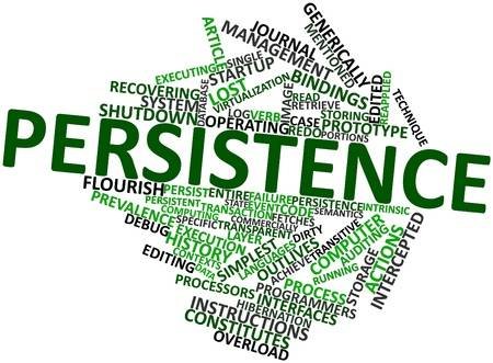 one word persistence