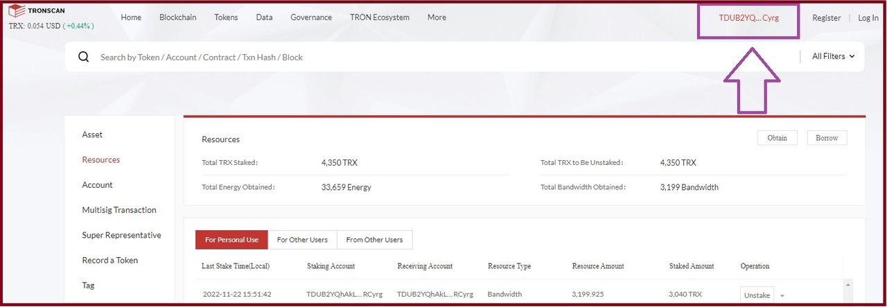 Basics of Tron (Part 24) : TronScan: Transferring from one Tron account to another — Steemit