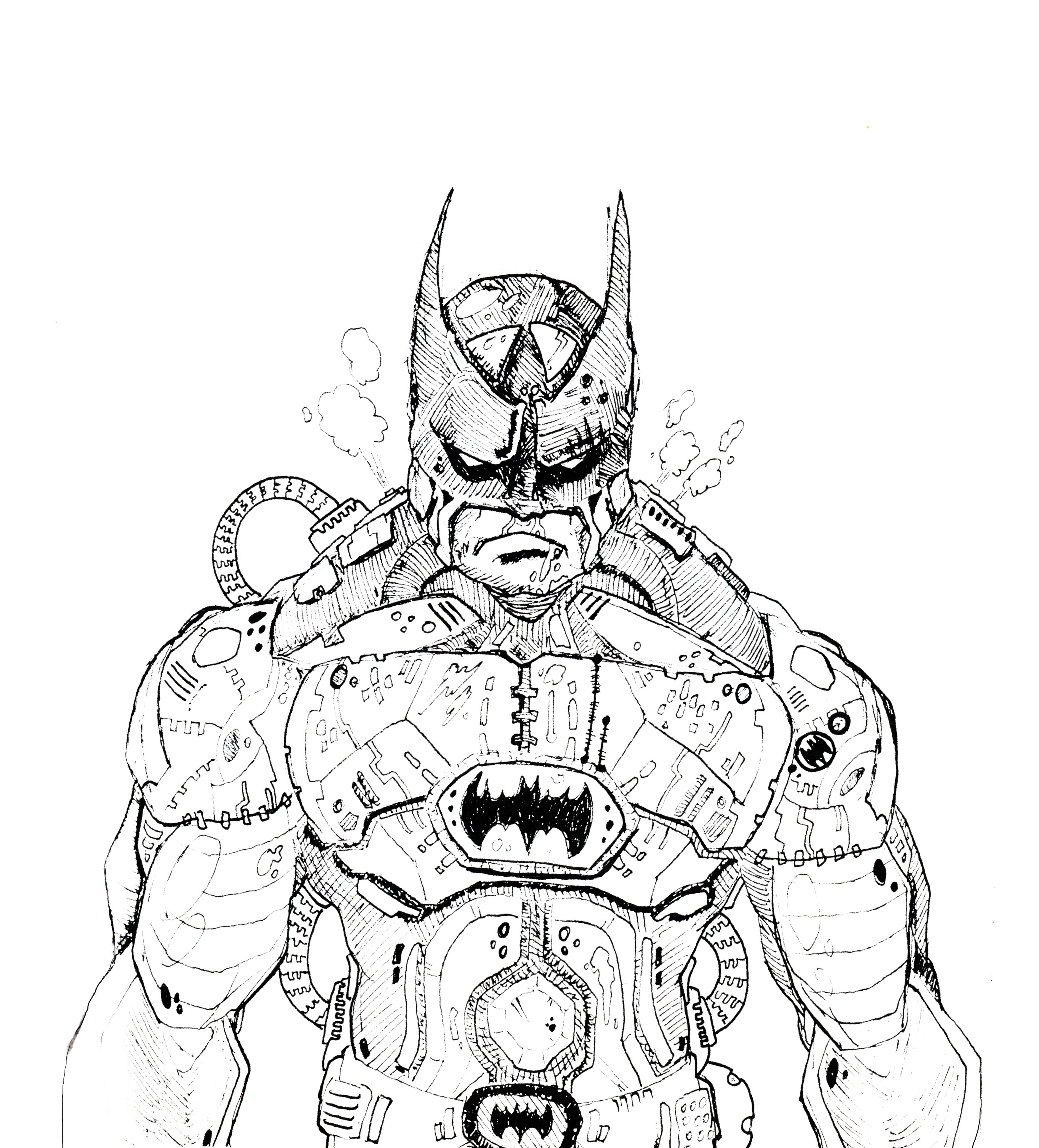 bane batman coloring pages