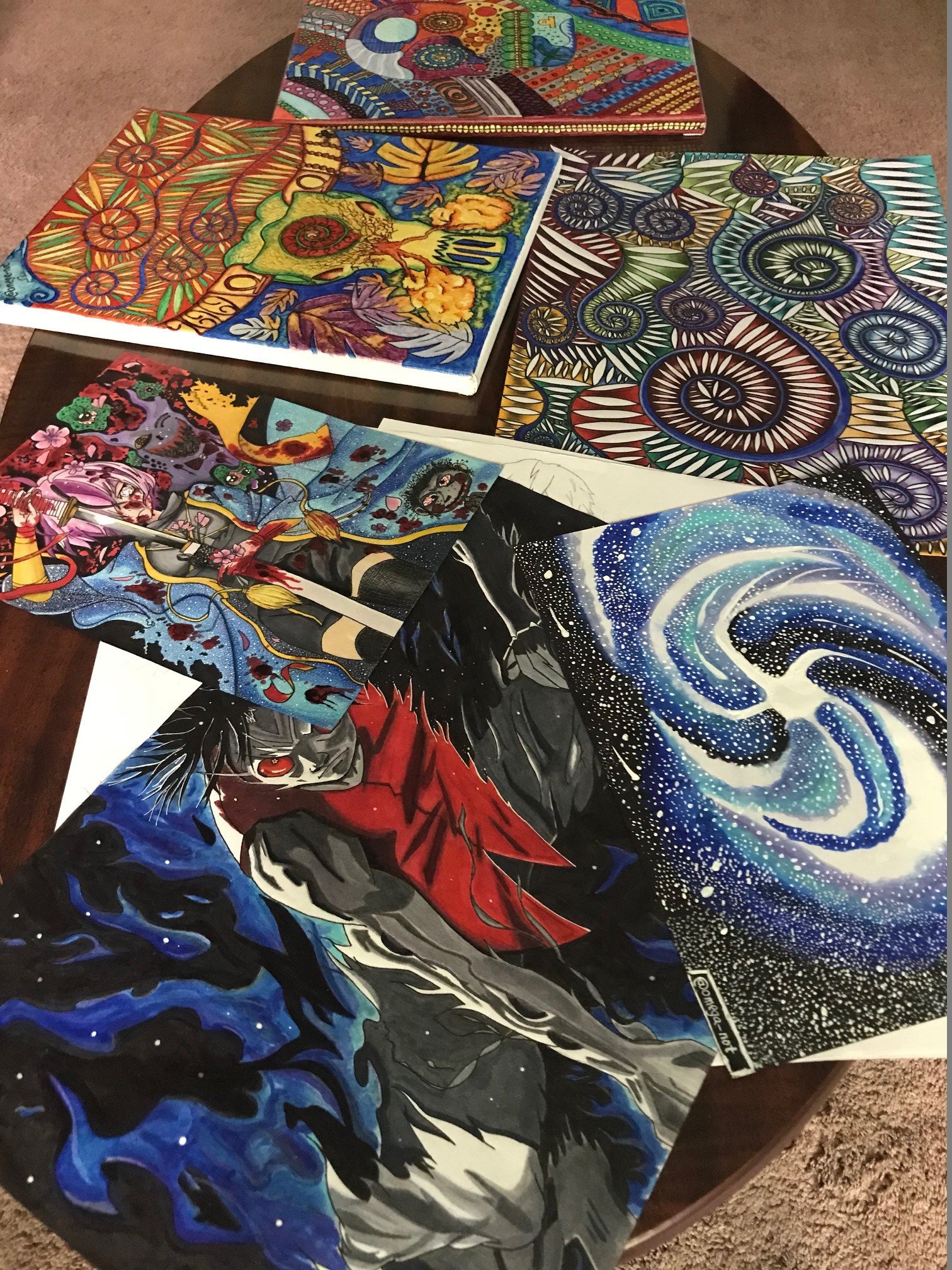 Drawing #43 - Stranger Things #1; Digression: Where do I put them all ...