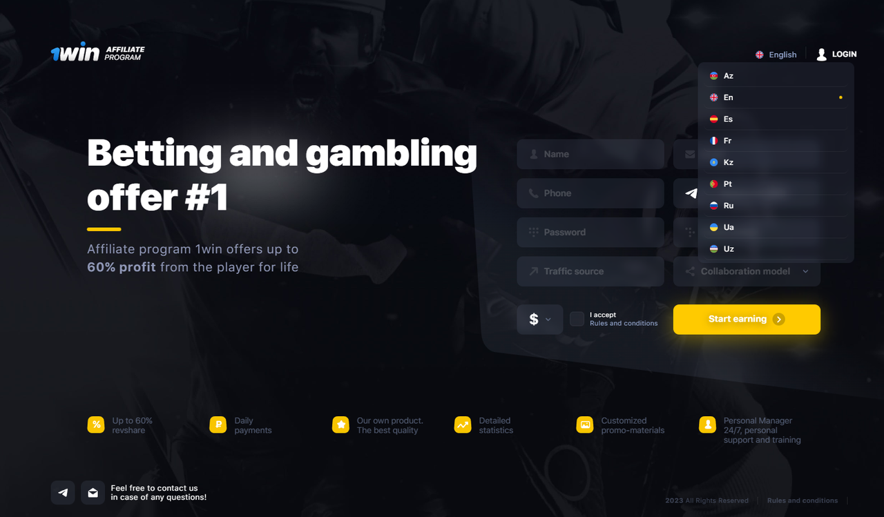 1WIN Partners - Reviews, fees, withdrawal in affiliate program — Steemit