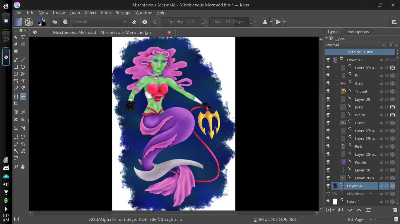Mischievous Mermaid [Steem Monsters Digital Art] — Steemit