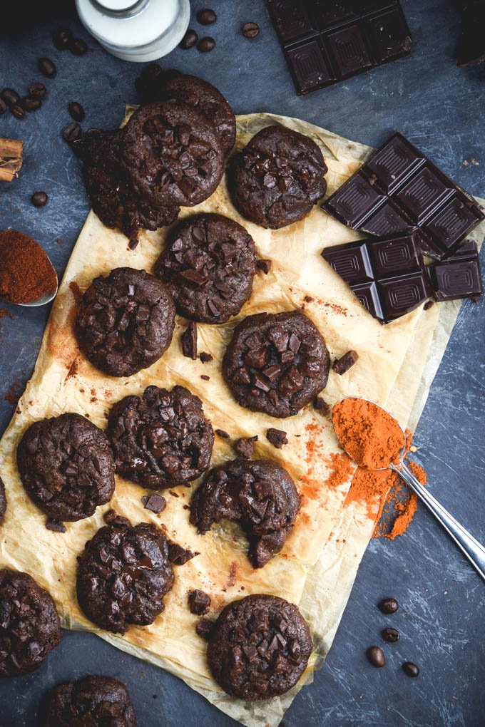 Chocolate Java Chip Spicy Fudge Cookies - FOOD PHOTO SHOOT — Steemit