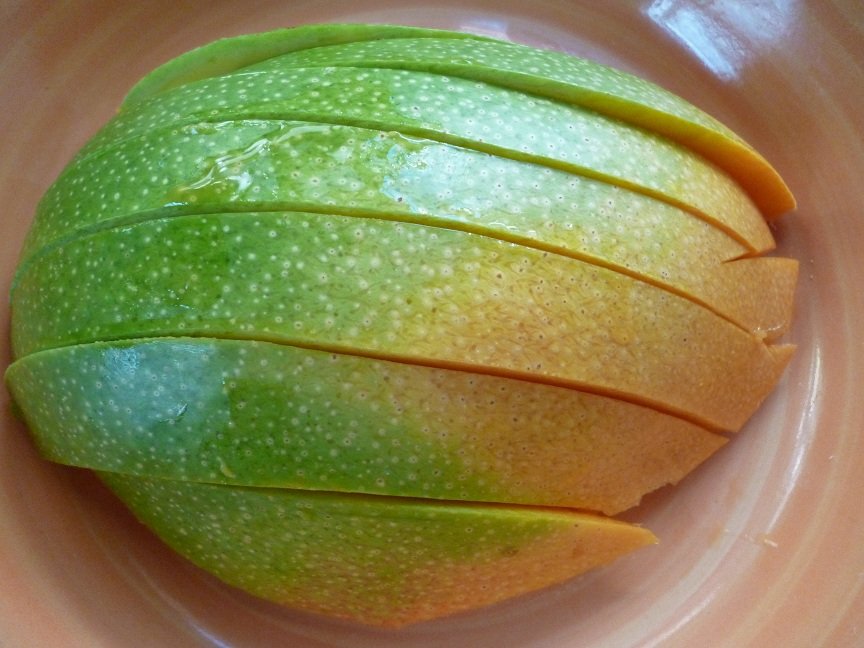 Fette di mango fritte