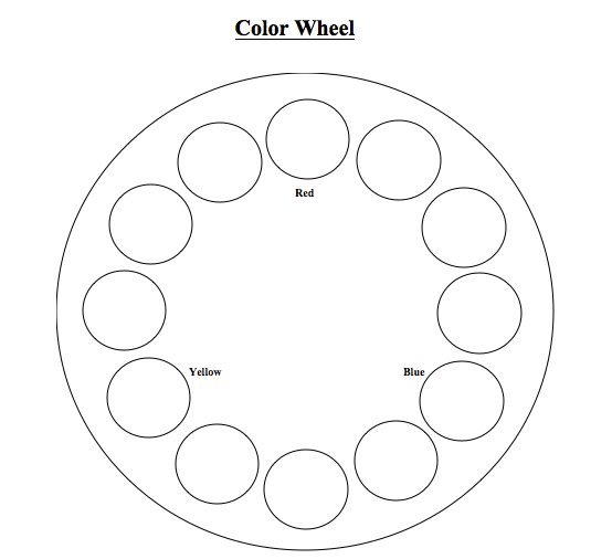 Color Wheel Worksheets