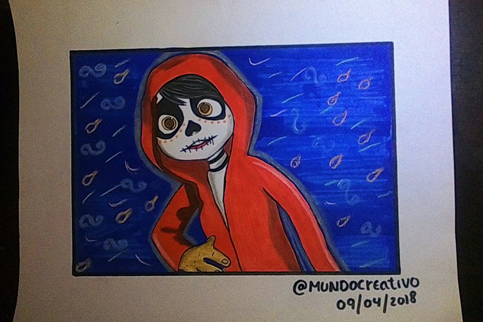 How to draw Miguel from the film COCO Step by Step (part #1) [ MUND ...