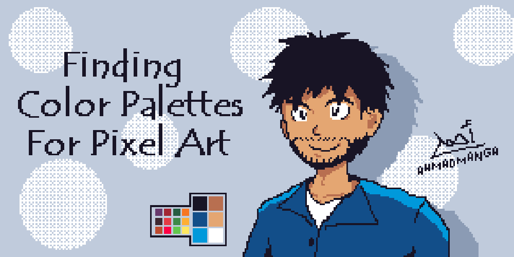 how to color pixel art