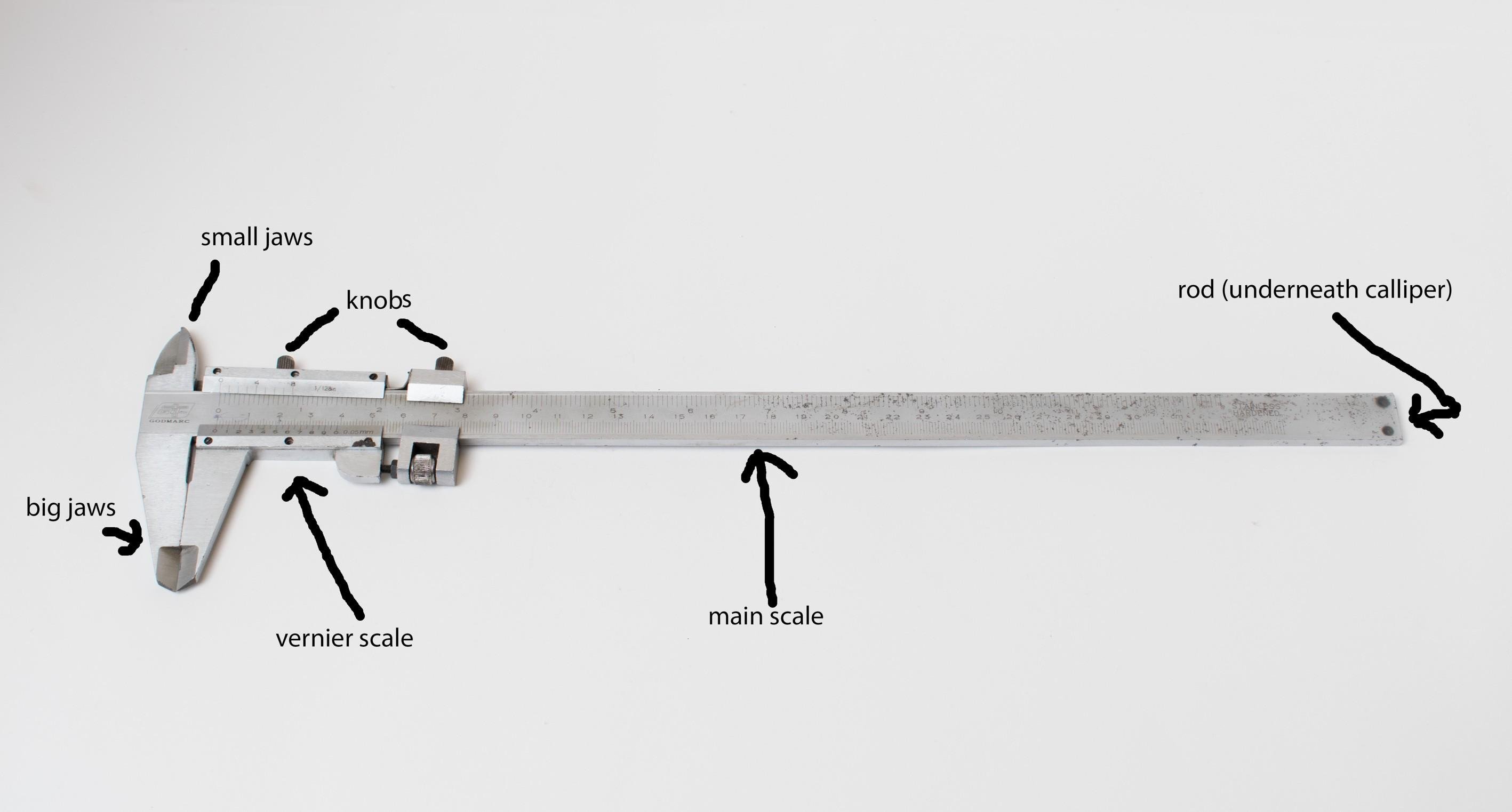 HOW TO MEASURE THE INTERNAL AND EXTERNAL DIAMETERS OF AN OBJECT WITH A ...