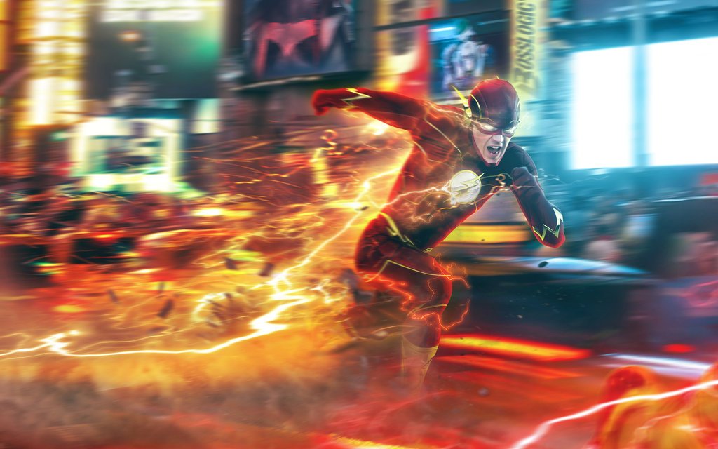 the flash running edit
