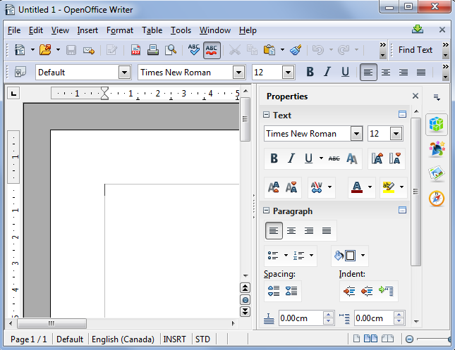 Creating Headers and Footers in Writer - Working with OpenOffice Writer ...