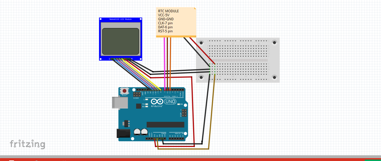 Real time clock DS1302 module and Nokia 5110 DIY lcd tutorial — Steemit