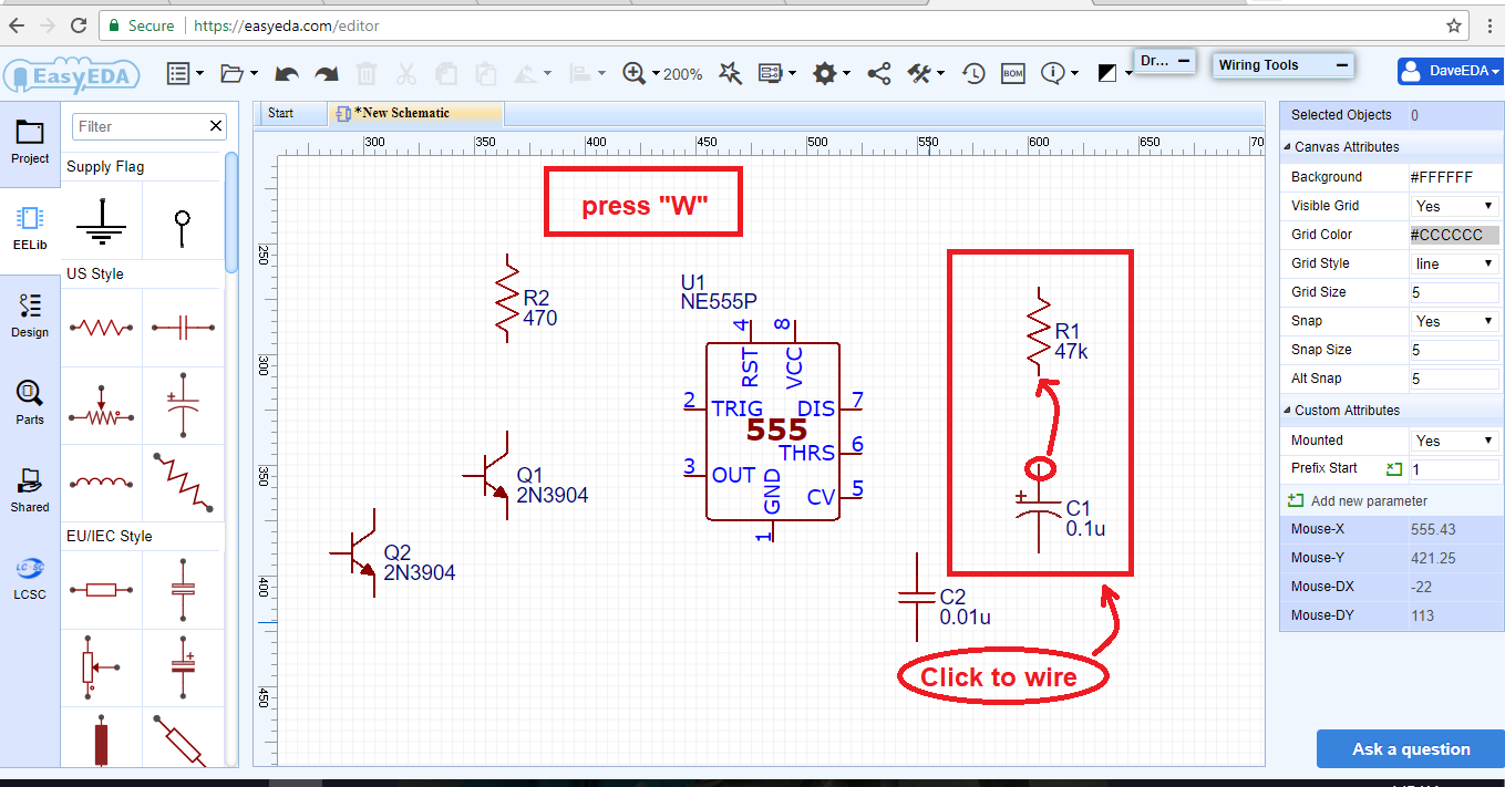 EasyEDA PCB Layout | How to transfer your schematic diagram to PCB ...