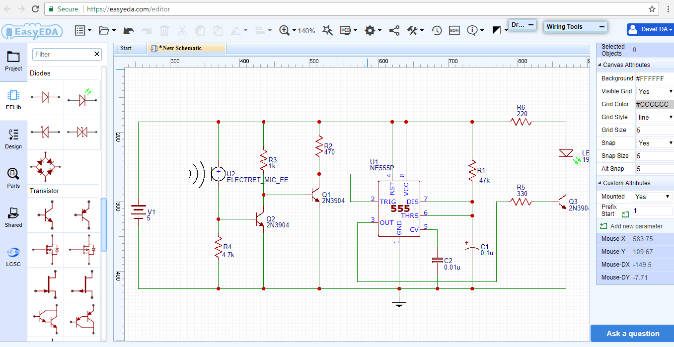 EasyEDA PCB Layout | How to transfer your schematic diagram to PCB ...