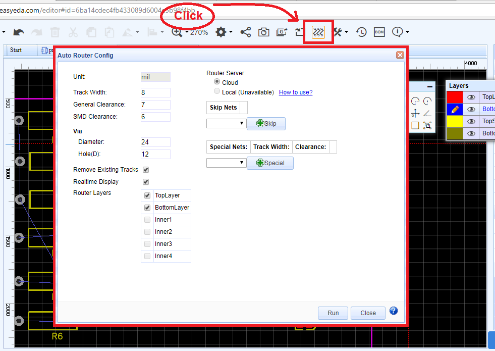 EasyEDA PCB Layout | How to transfer your schematic diagram to PCB ...