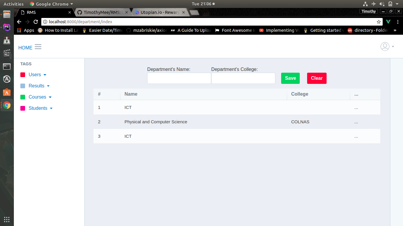 Open source RMS (Result Management System) Built with Laravel and Vue.js — Steemit