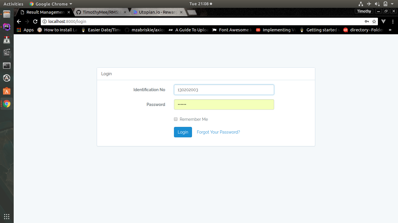 Open source RMS (Result Management System) Built with Laravel and Vue.js — Steemit