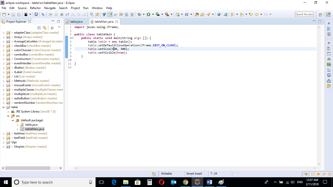 Java Graphical User Interfacegui Jtable Using Eclipse Ide — Steemit