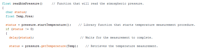 Bmp180 Barometric Pressure Sensor Arduino Library Setup And Functions Usage Shown With An