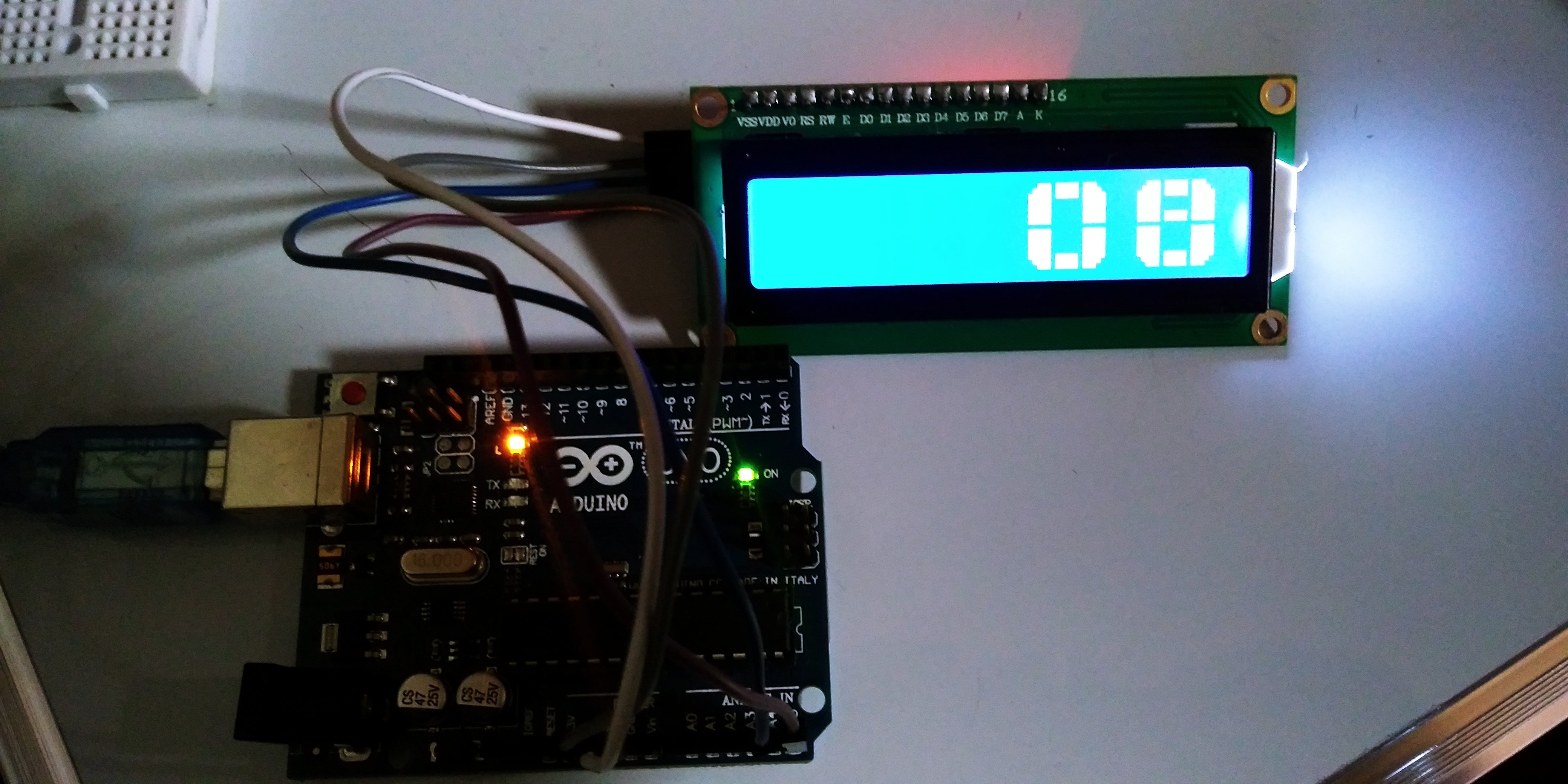 arduino BIG Digits 0-99 with i2c 16X2 LCD — Steemit
