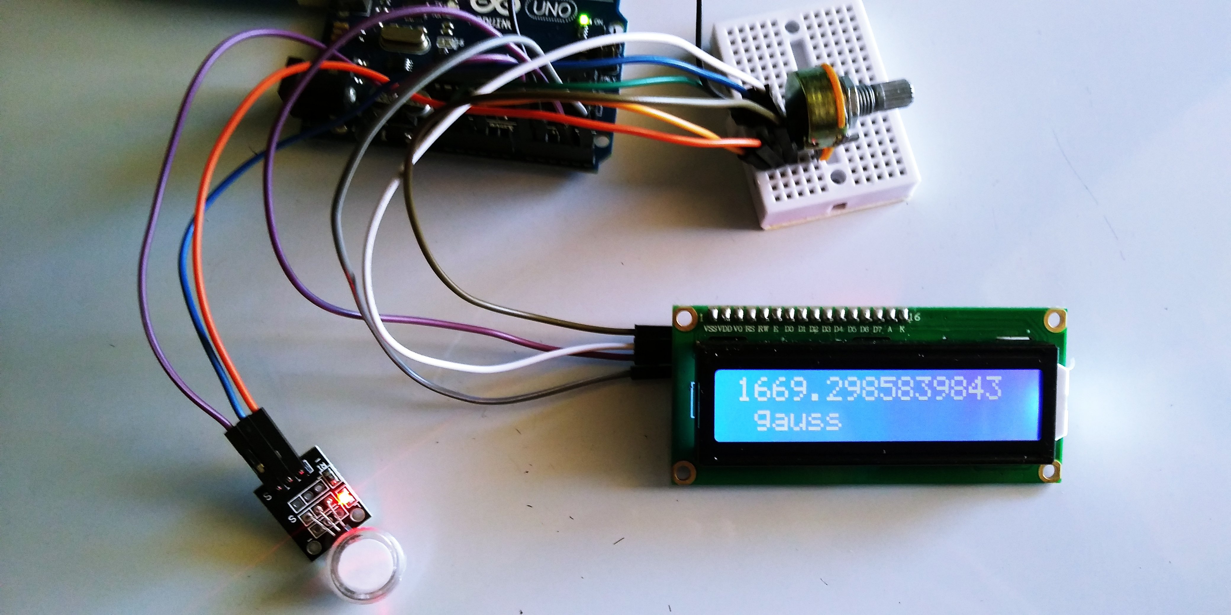 how to make gauss meter using hall effect sensor module — Steemit