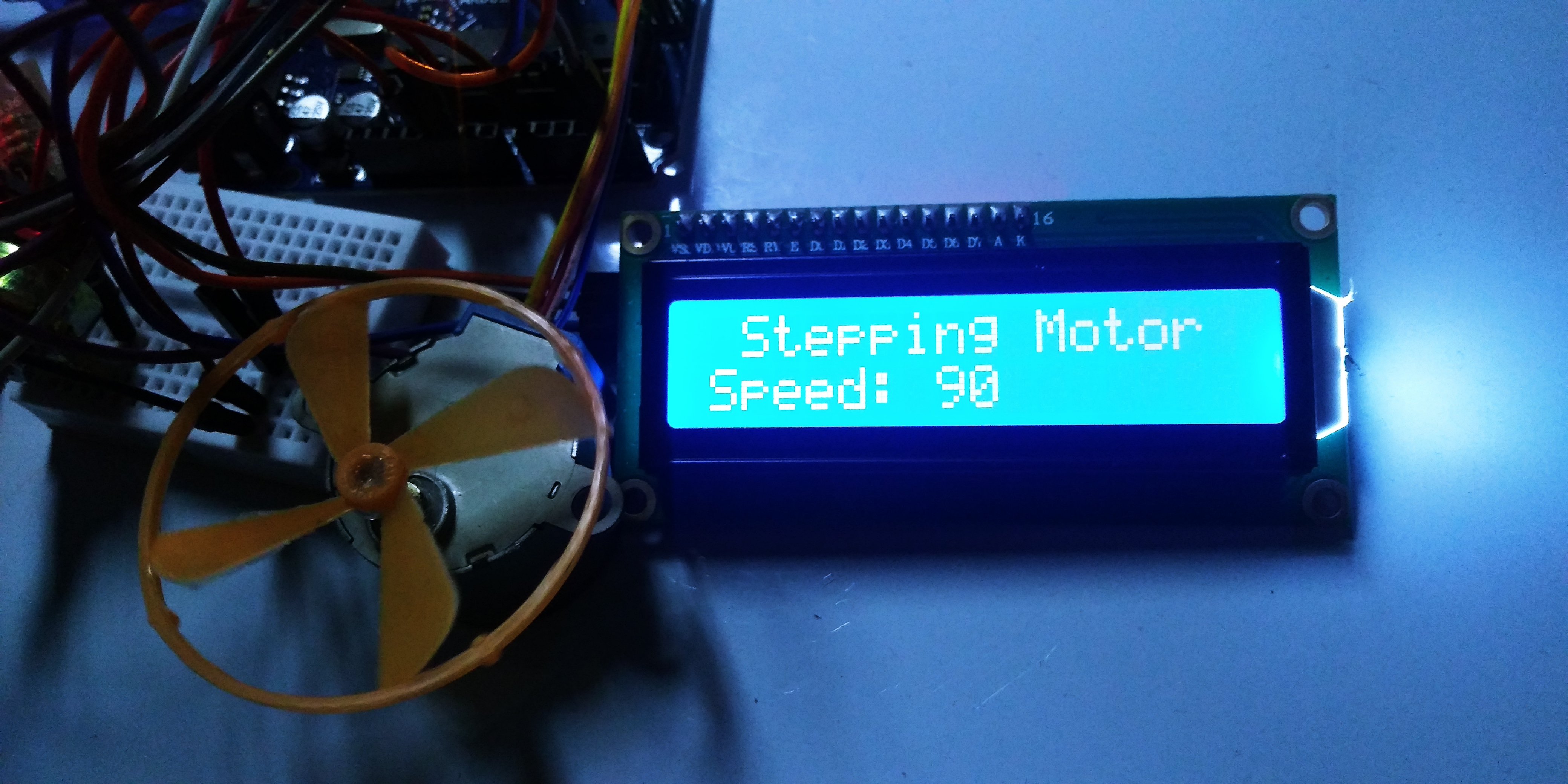 stepper Motor speedControl_with_LCD using Pot — Steemit