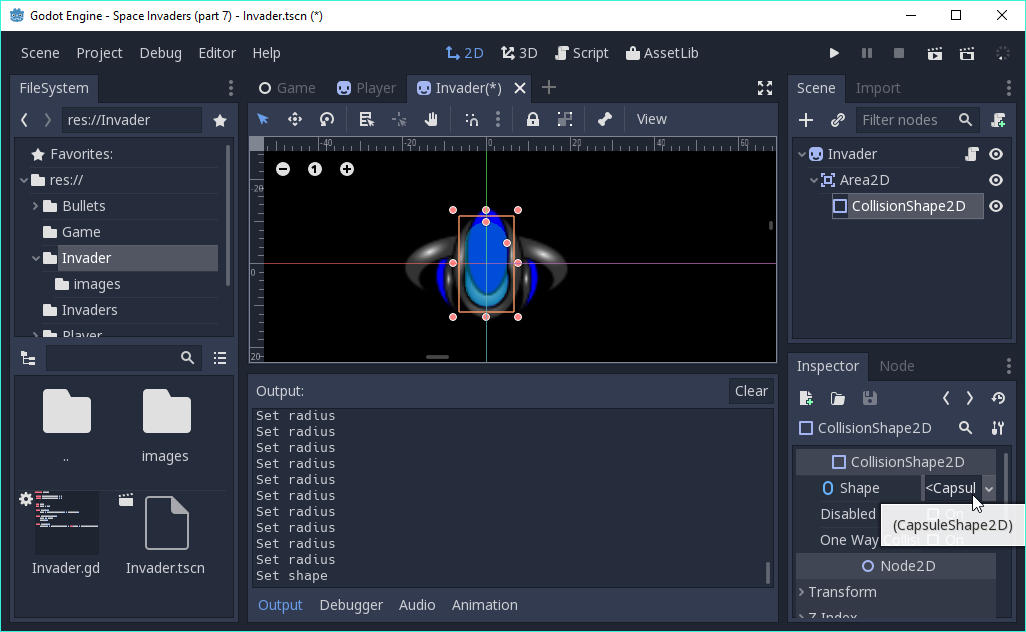 Tutorial (Godot Engine v3 - GDScript) - Collision Detection! — Steemit