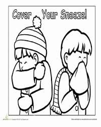 manners preschool unit coloring pages