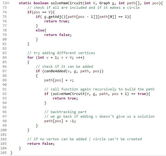 Programming Java Graph Backtracking Hamiltonian Circuit Algorithm — Steemit