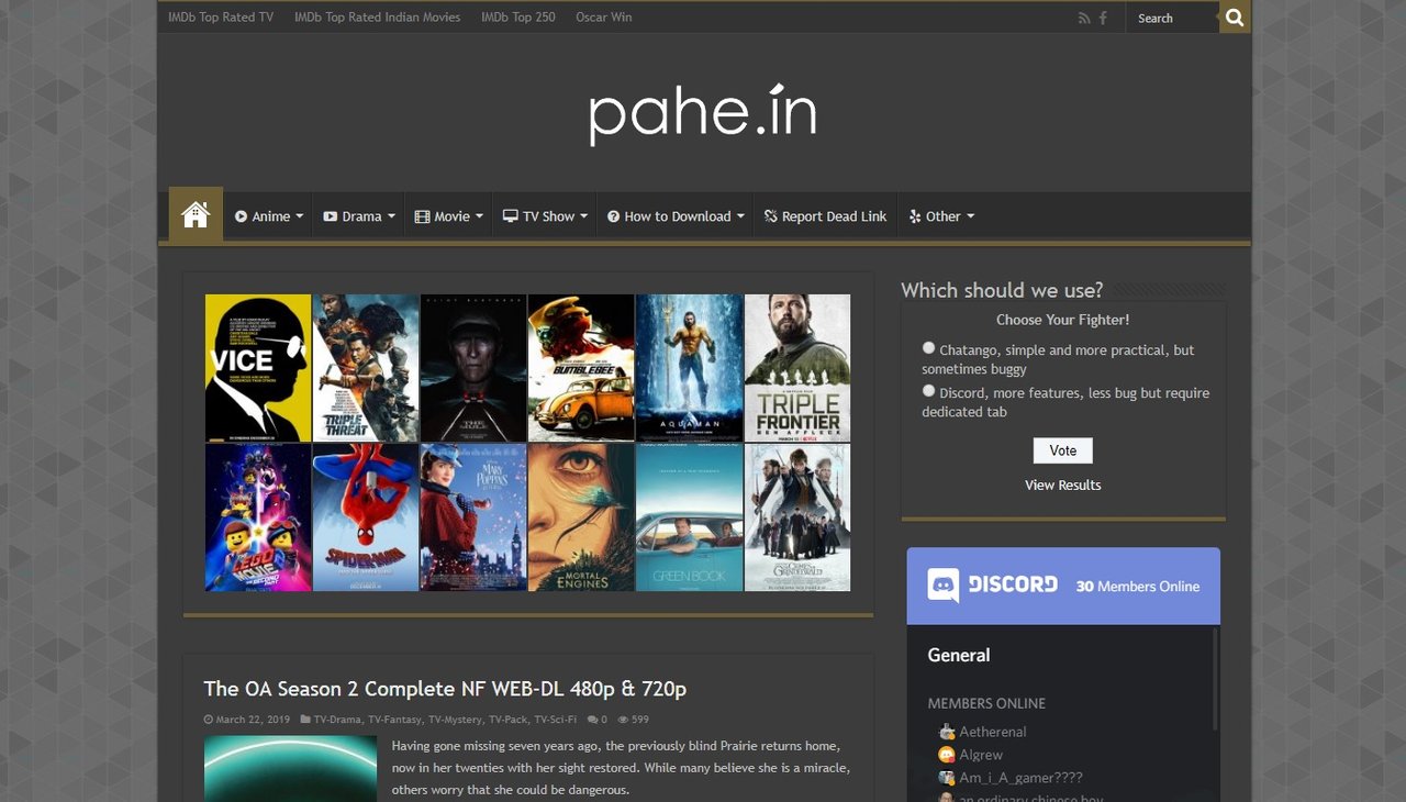 Pahe.in - Smallest Size & Highest Quality Movies & TV Shows — Steemit