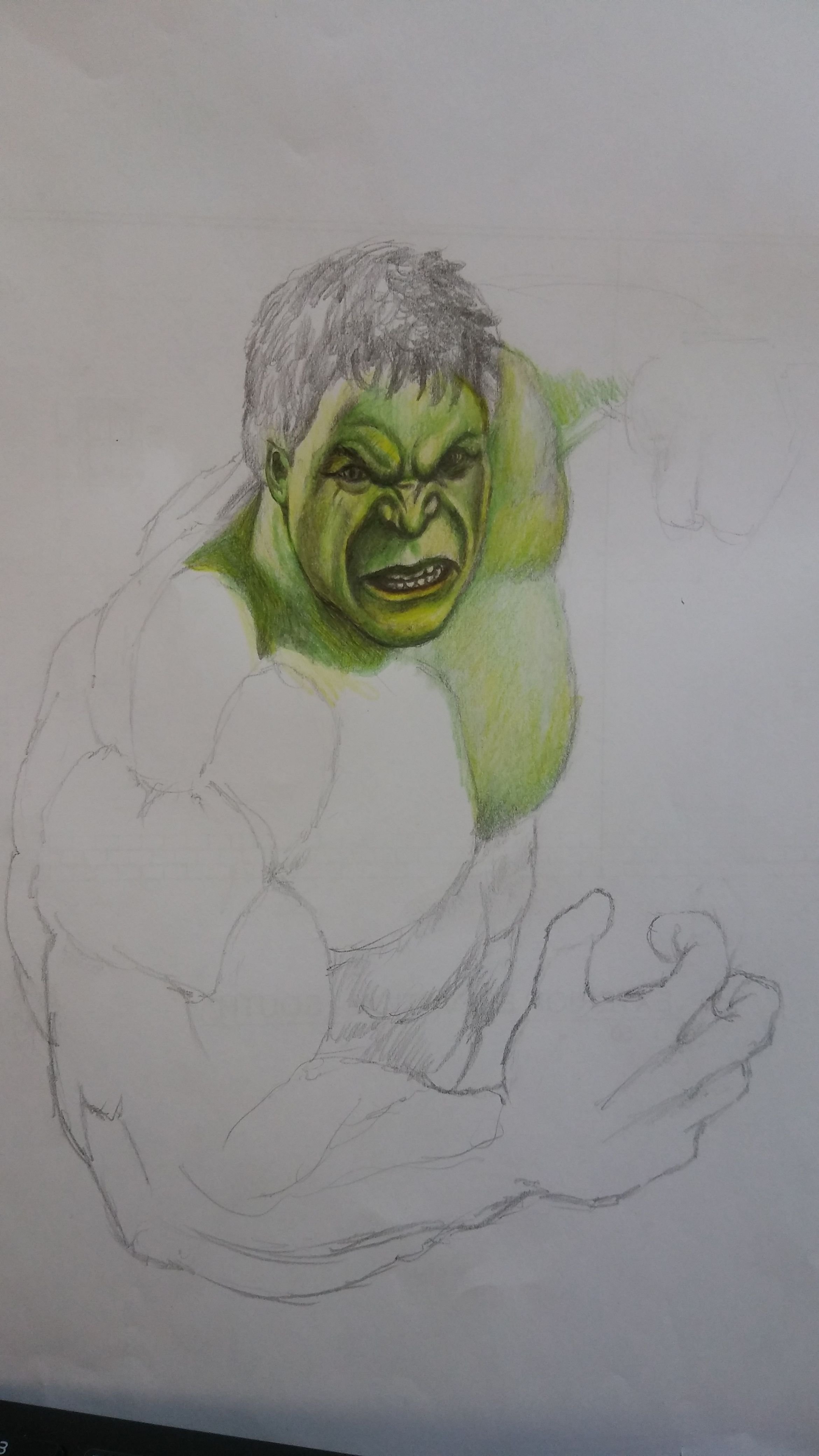 the hulk colouring pictures