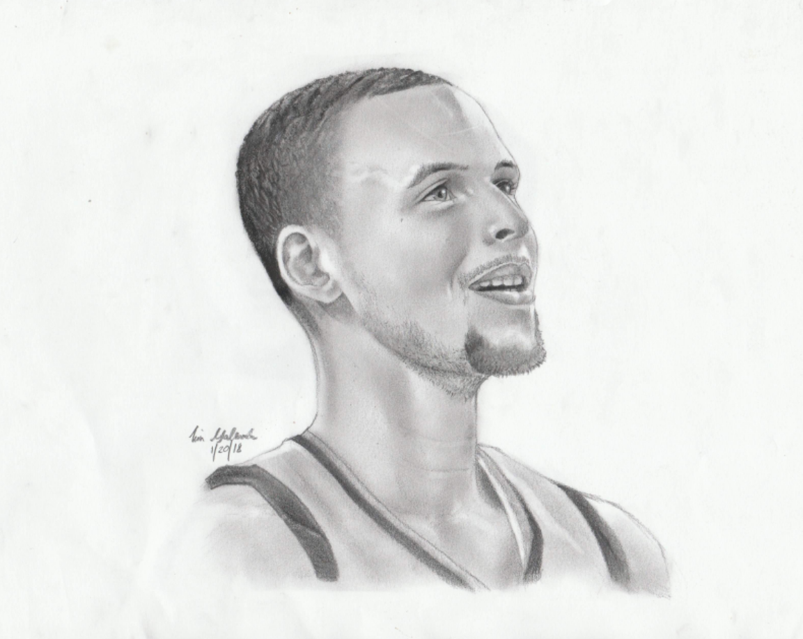 drawing stephen curry step by step
