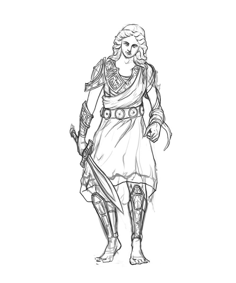 assassin's creed.odyssey coloring pages