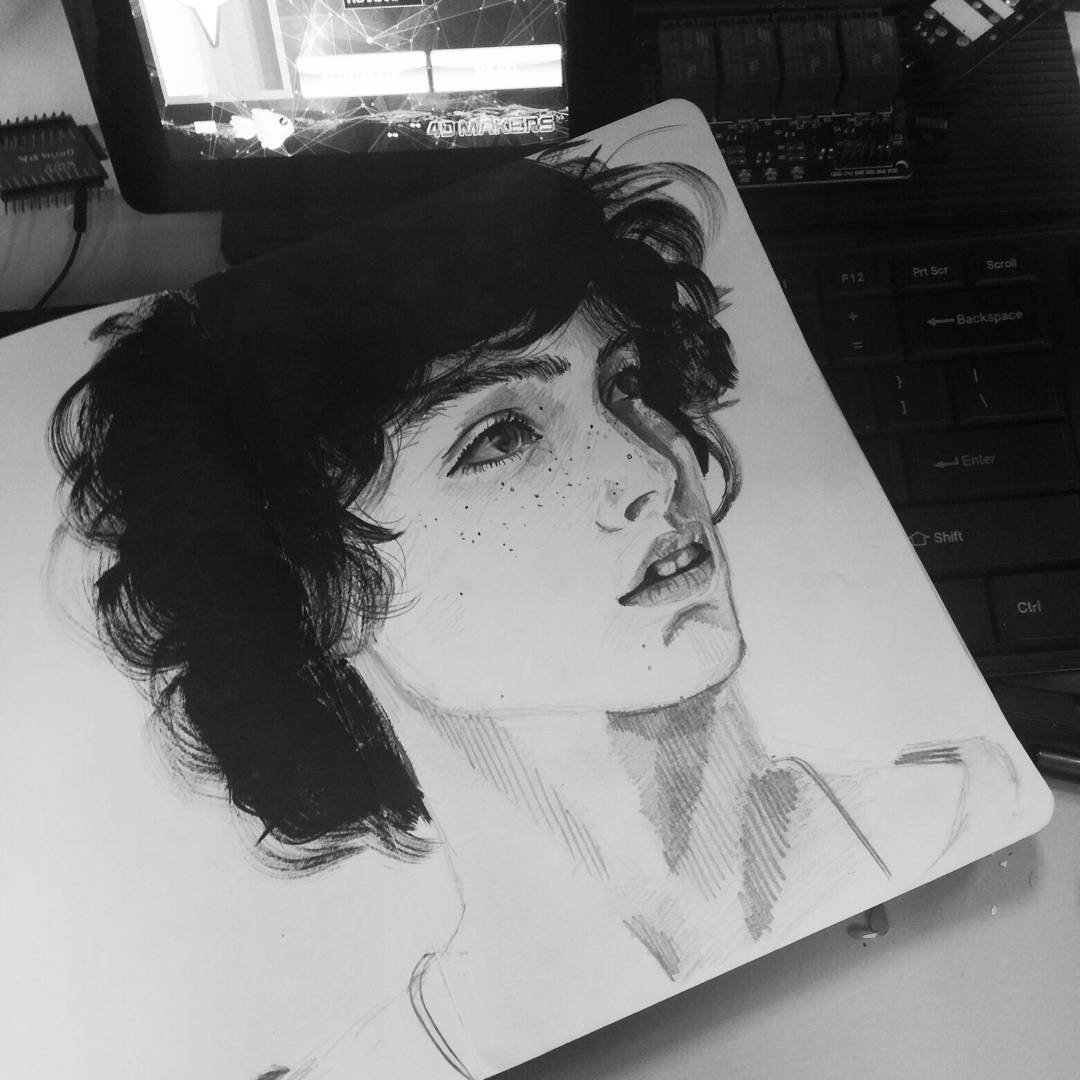 finn wolfhard coloring pages