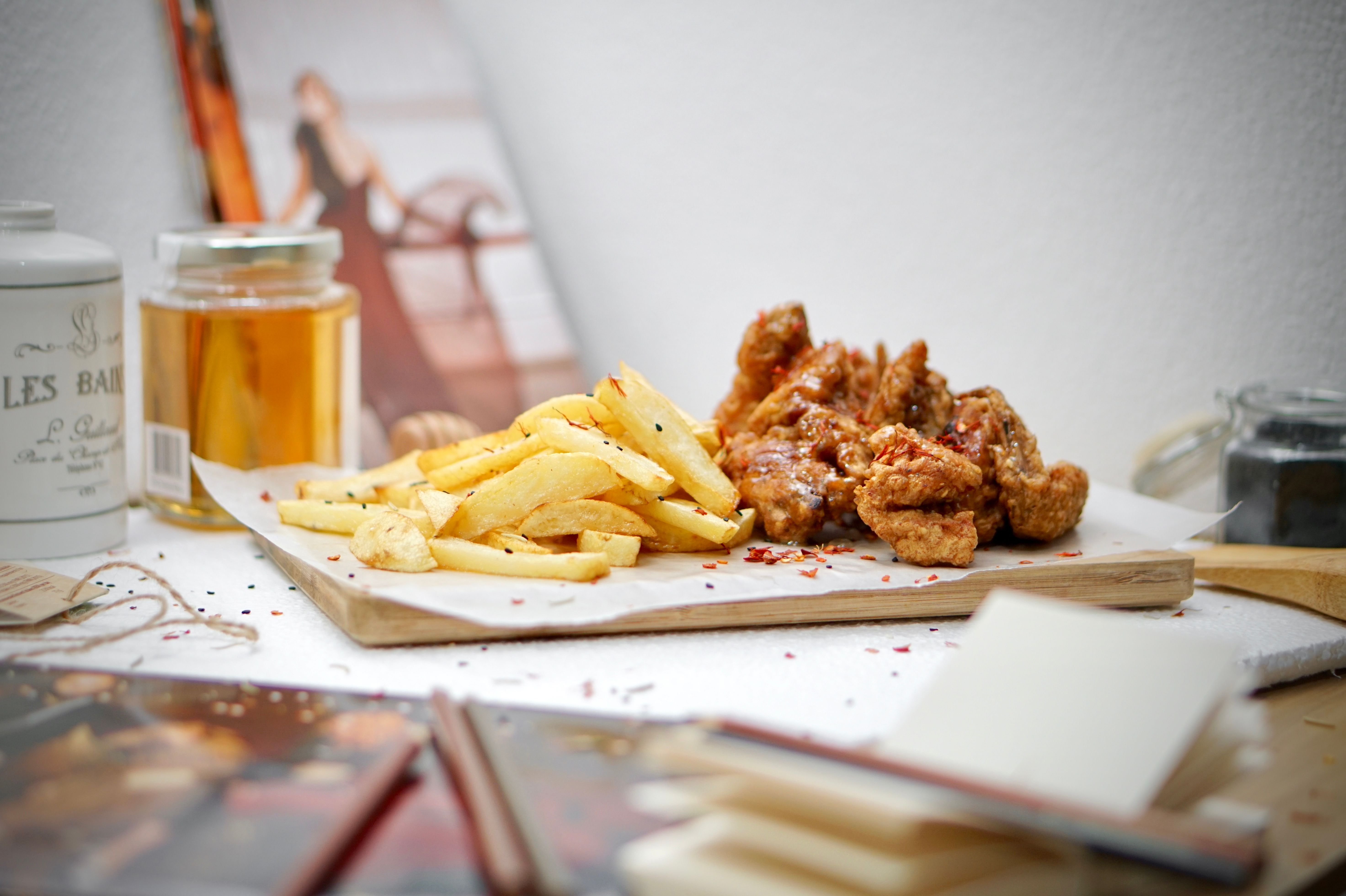 Homestyle Crispy Chicken Wings with French Fries | FOOD PHOTOGRAPHY ...