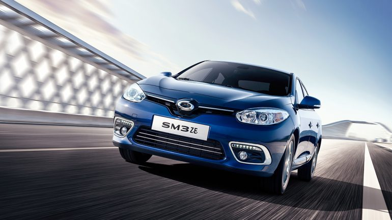 Electric car Renault Samsung SM3 ZE increased battery capacity from 22 to 36 kWh without weight ...