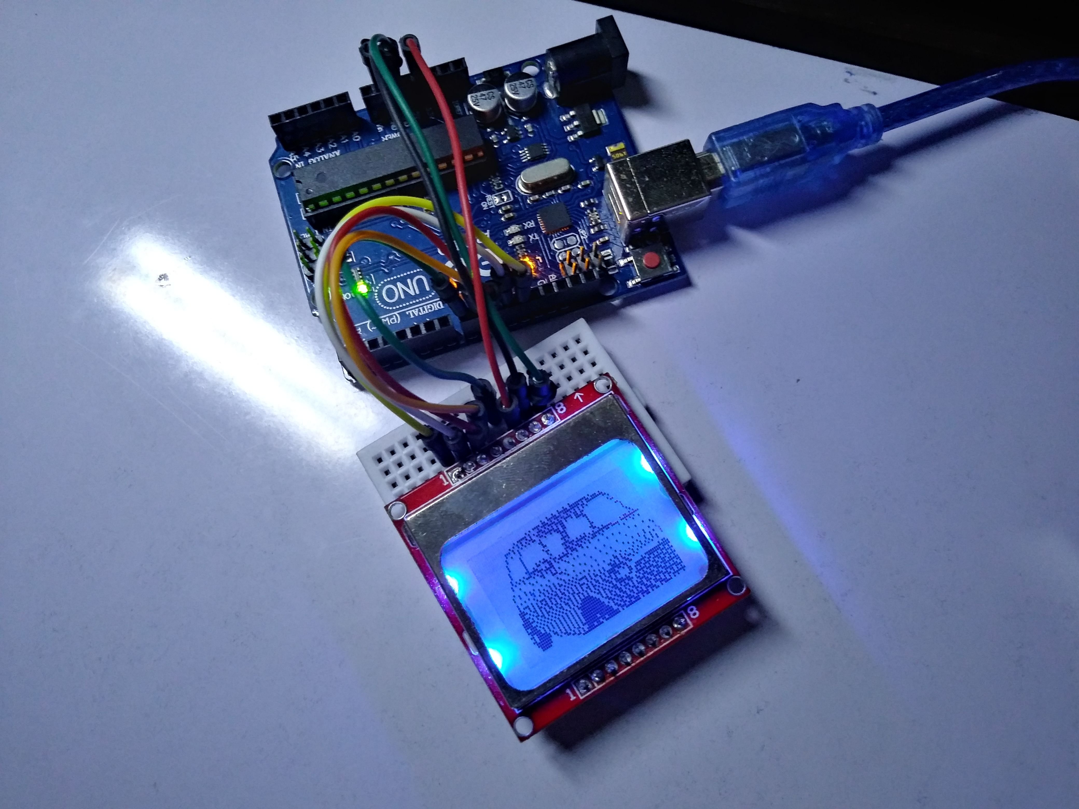 Display BITMAP Images on Nokia LCD | Arduino — Steemit