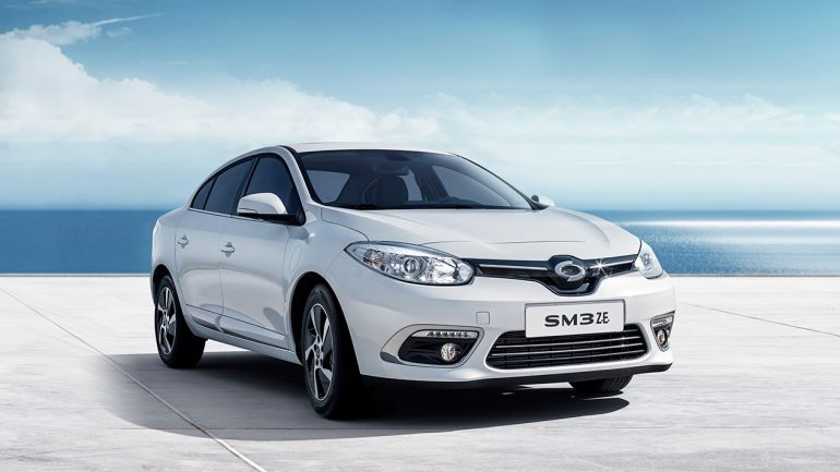 Electric car Renault Samsung SM3 ZE increased battery capacity from 22 to 36 kWh without weight ...