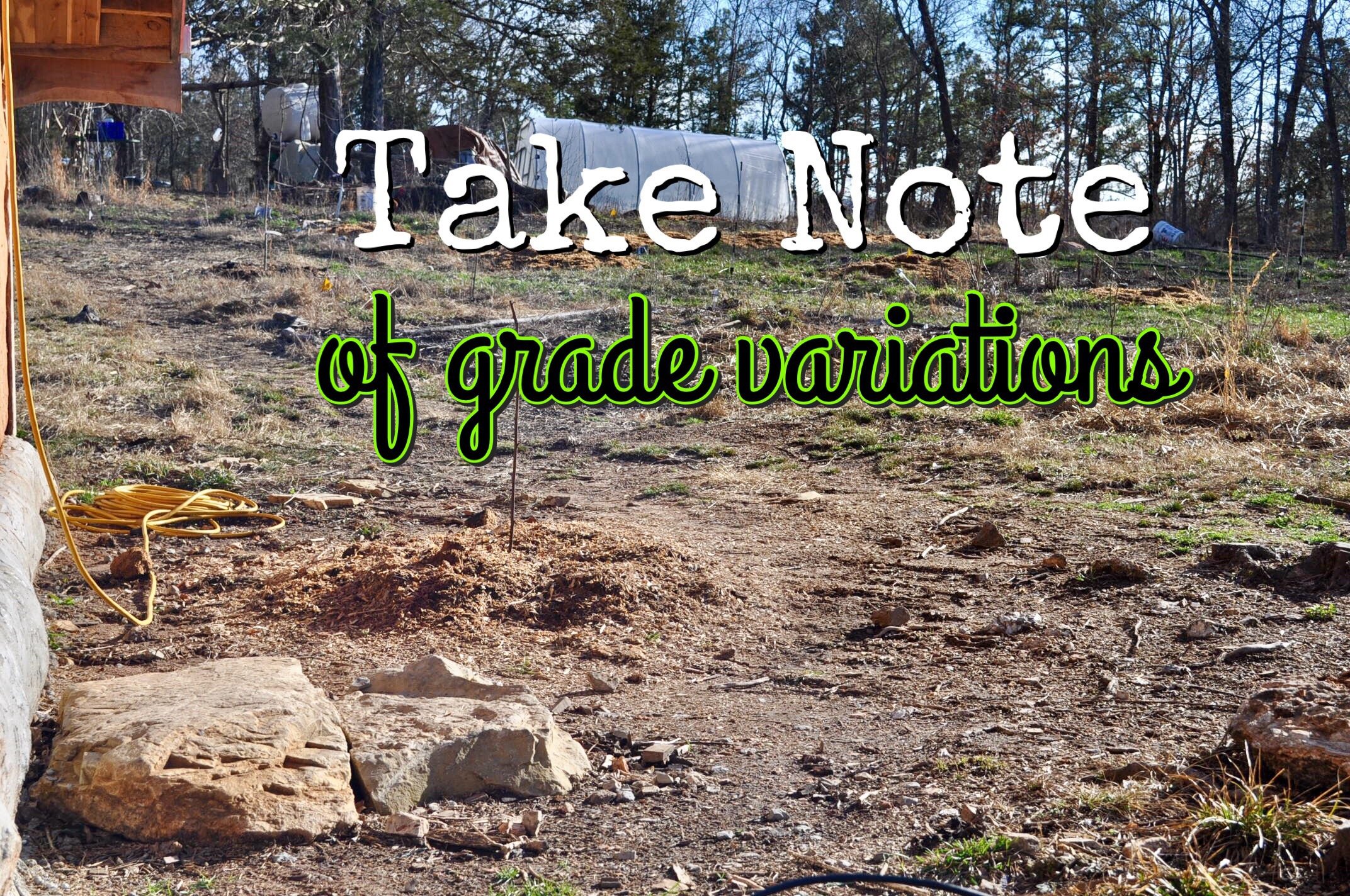 Homestead How To: Create A Swale & Berm For Water Management | Part 1 ...