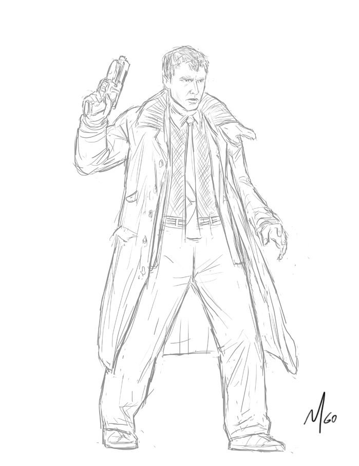 blade runner coloring pages