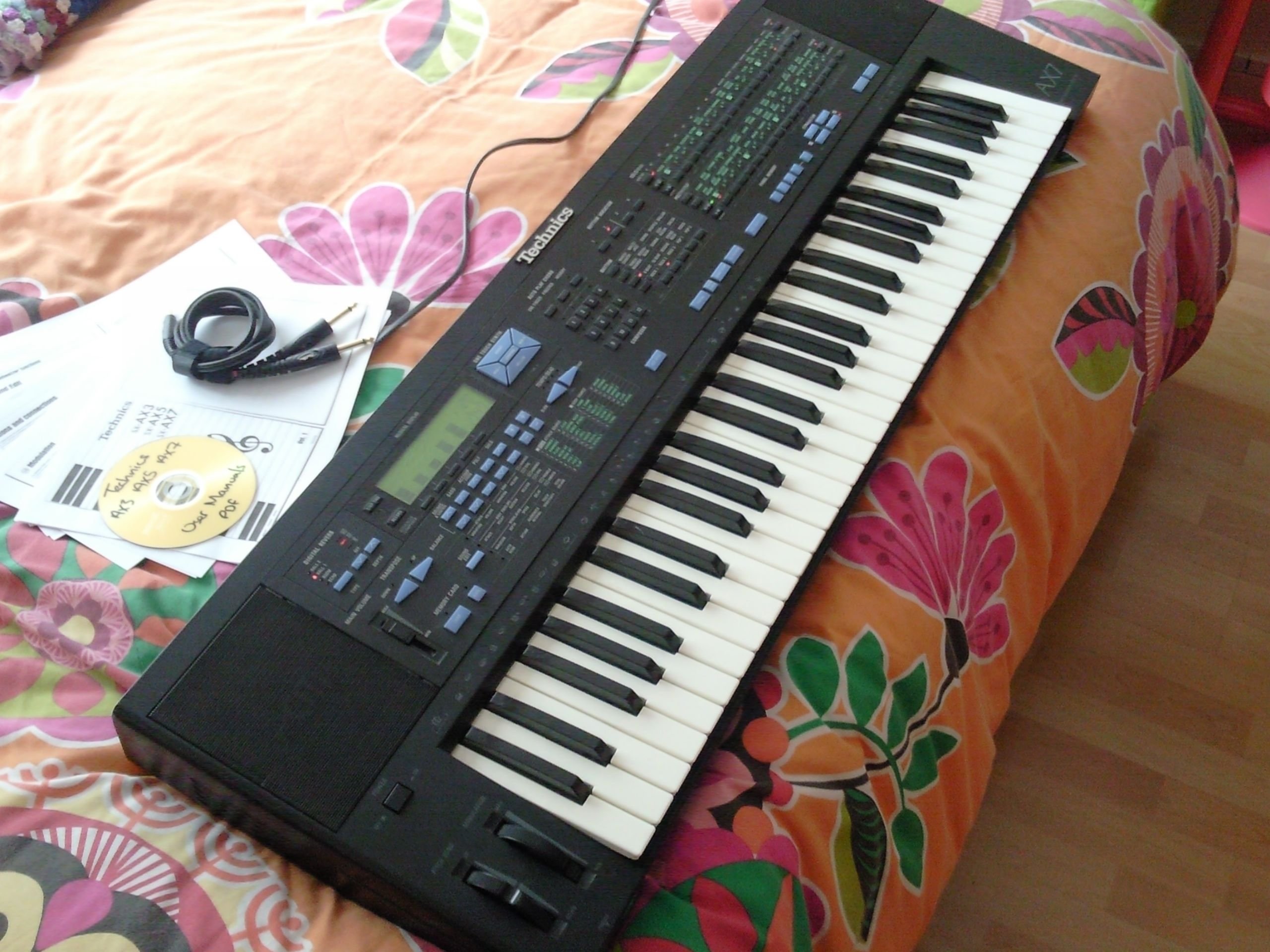 Technics SX-AX7 Synthesizer Keyboard - I HAVE THE DIFFICULT TO OBTAIN ...