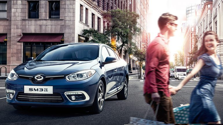 Electric car Renault Samsung SM3 ZE increased battery capacity from 22 to 36 kWh without weight ...