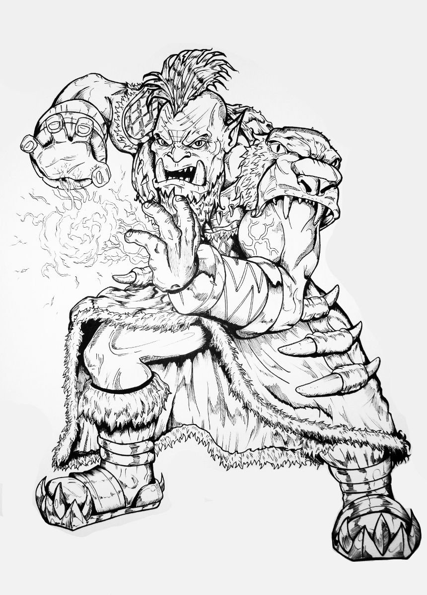 coloring pages warcraft