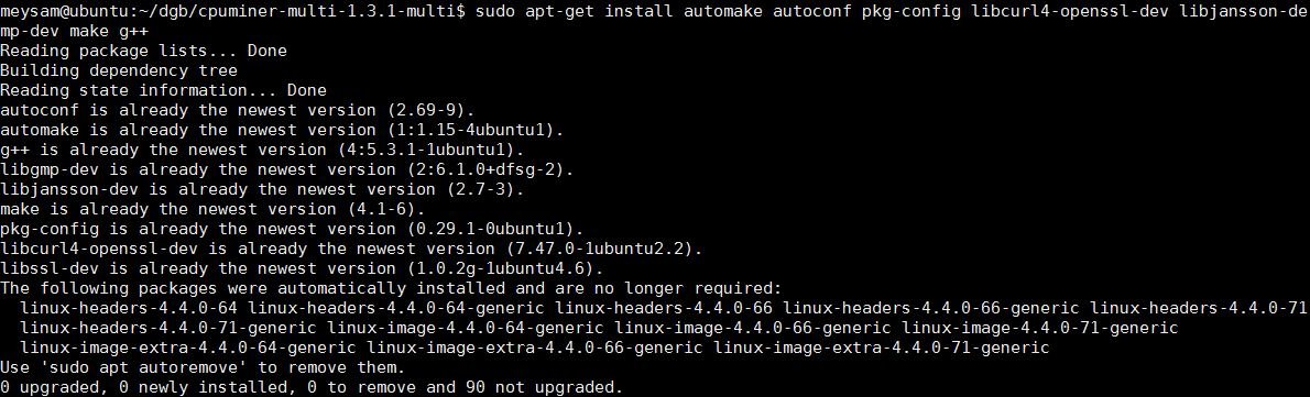 How To Mine DGB (Step by Step Tutorial with all needed commands) — Steemit