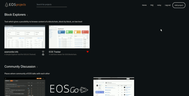 Introducing EOS Projects - a directory of apps, sites and tools built ...